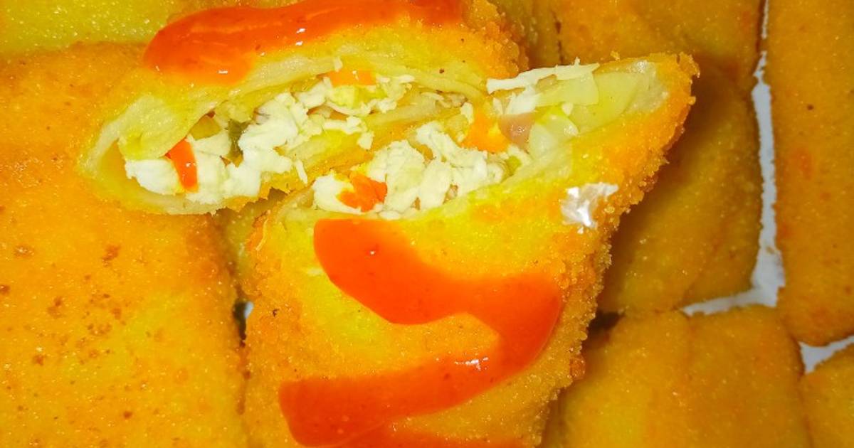 Resep Risol Isi Ayam Pedas oleh Alya Simple Cooking🍳 - Cookpad