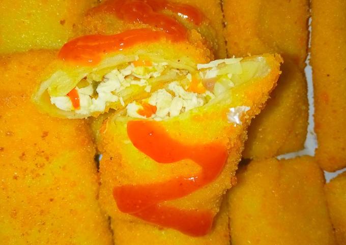 Resep Risol Isi Ayam Pedas oleh Alya Simple Cooking🍳 - Cookpad