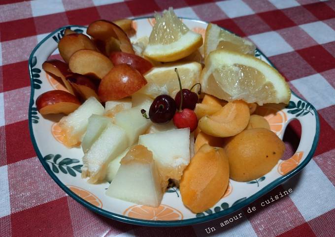 Assiette de fruits frais 🥣 de Un amour de cuisine - Cookpad