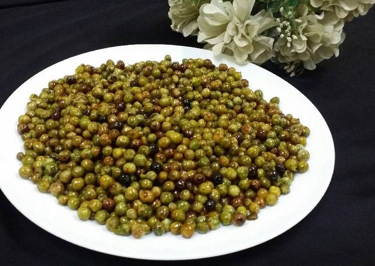 Oven Roasted Salted Green Peas Recipe By Zeenath Muhammad Amaanullah Cookpad