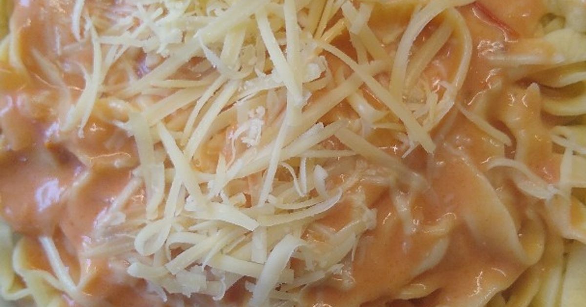 fideos con salsa rosa - 30 recetas caseras- Cookpad