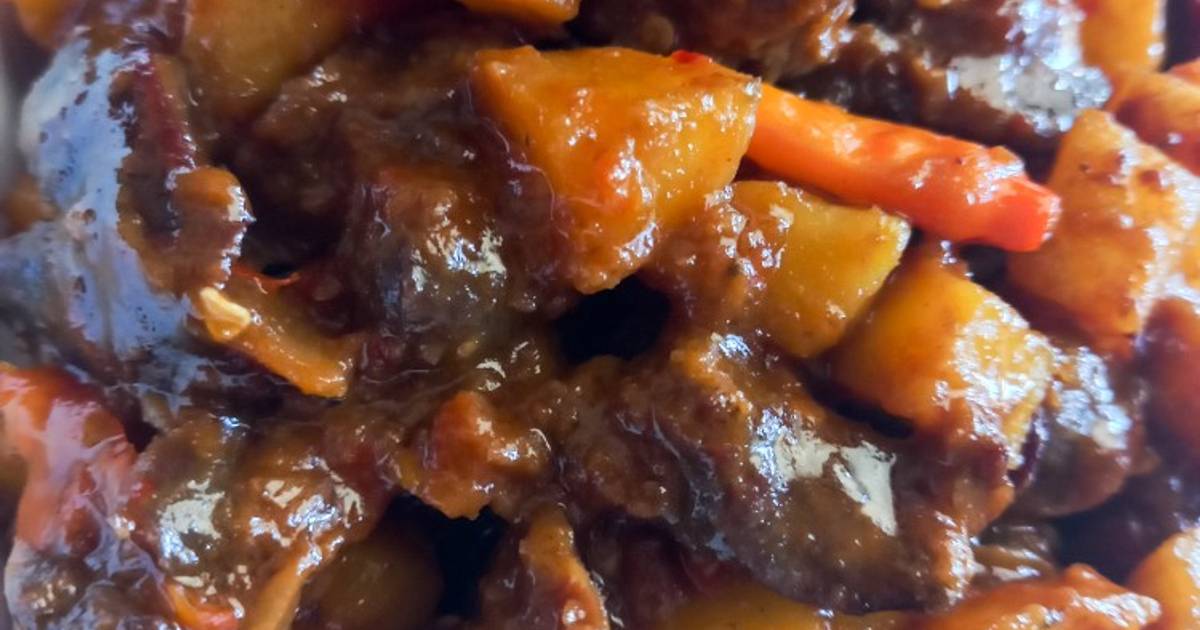 Resep Sambal Goreng Hati Ampela & Kentang oleh riasetya.naaa - Cookpad