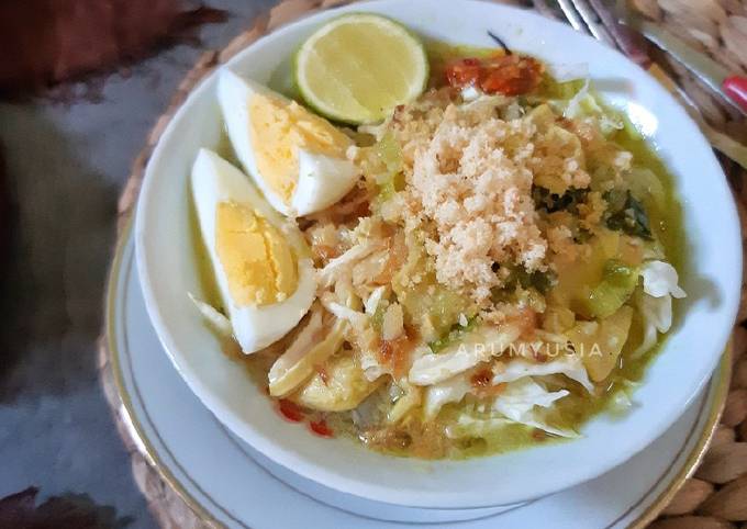 Resep Soto Ayam Lamongan oleh Arum Yusia - Cookpad