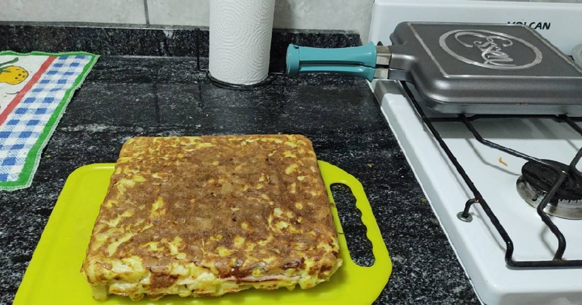 Flip essen jamon y queso - 31 recetas caseras- Cookpad