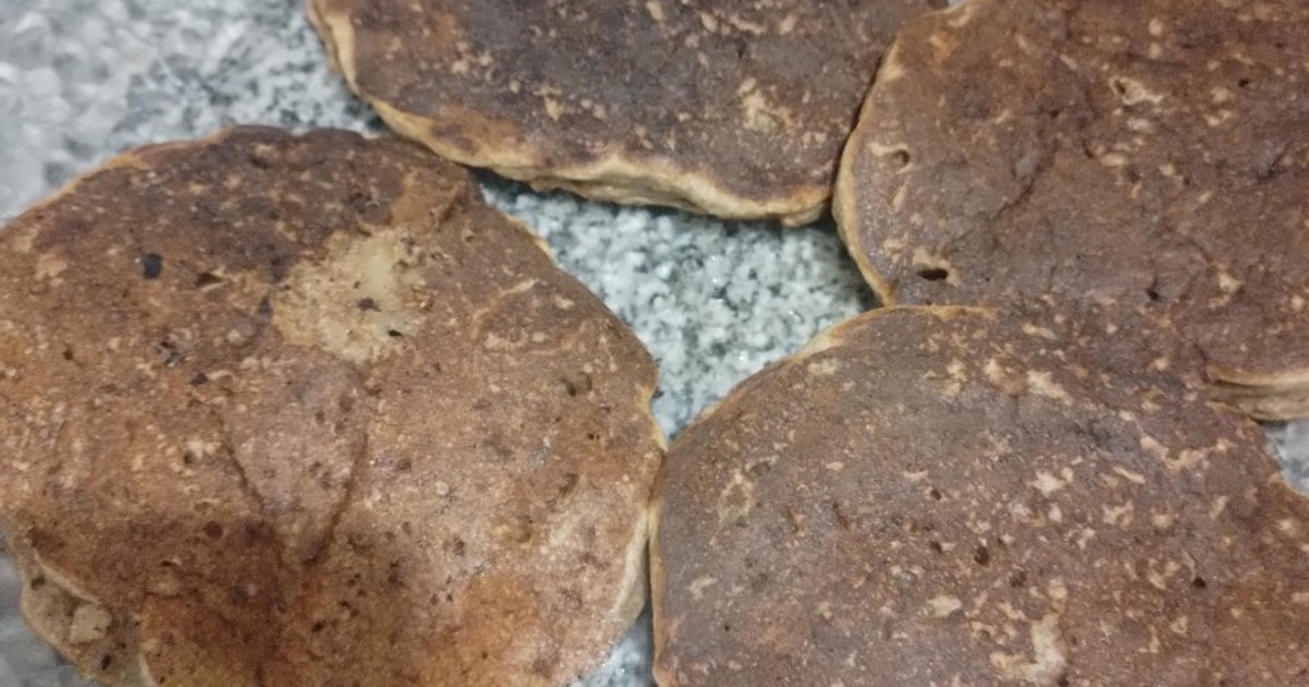 Pancakes Saludables Veganos De Harina Integral Y Manzana Receta de ...