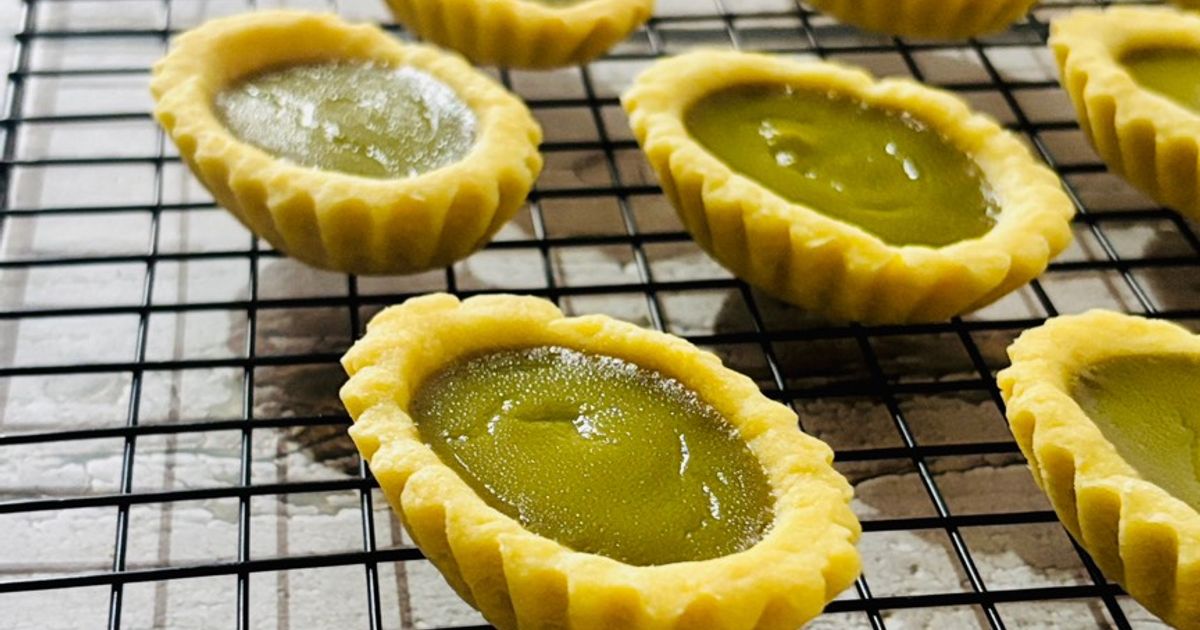 Resep 735. Tart Susu Pontianak Lumer Varian Matcha oleh Juliana Tendeas ...