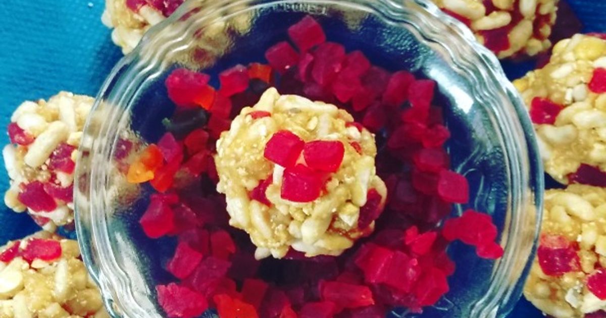 Murmura Tuti Futi Laddu Recipe by Pinky Jain - Cookpad