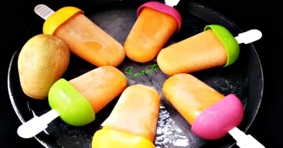 Mango Popsicle Recipe by Smruti Rana - Cookpad