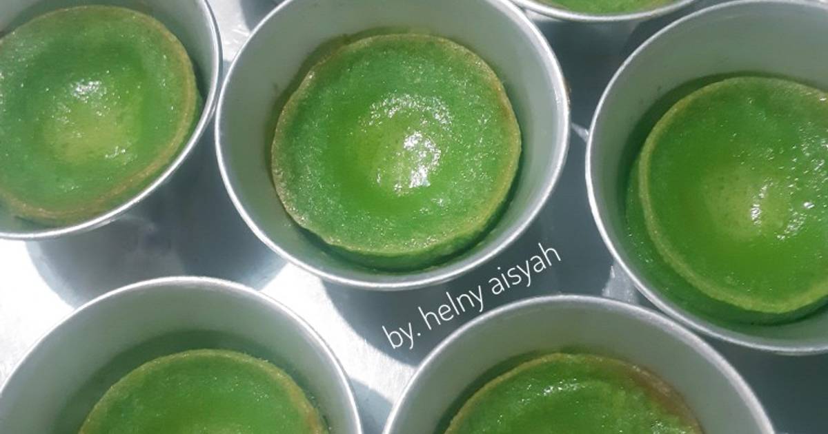 Resep Bingka Kentang Pandan Mini (otang) oleh Helny Ummu Fathaya - Cookpad