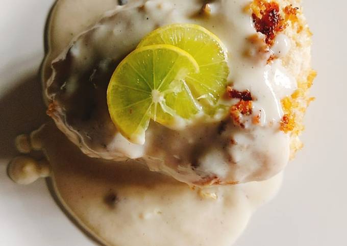 Pechuga de pollo con salsa bechamel Receta de karen Jazmín Martinez ...