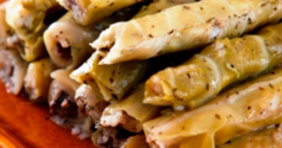 Stuffed Cabbage Leaf Rolls Warak Malfoof Mehshi Recipe By Cook Lebanese
