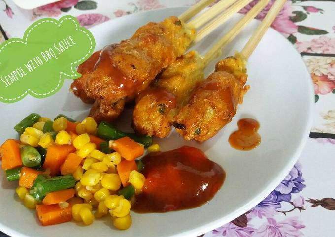Resep Sempol with Bbq Sauce oleh Cha - Cookpad