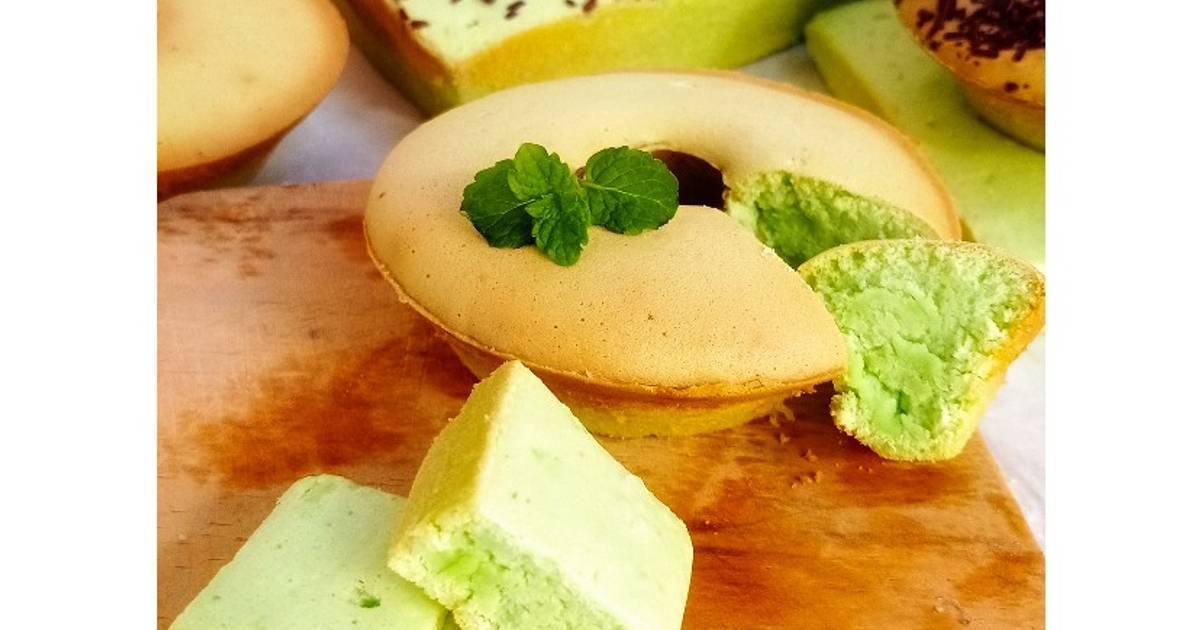 Resep Bolu Air Rasa Pandan oleh Nayirotul Faiqoh - Cookpad