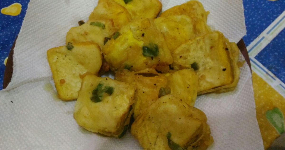 Resep Tahu Kuning Goreng Tepung oleh Fatma Faniez - Cookpad