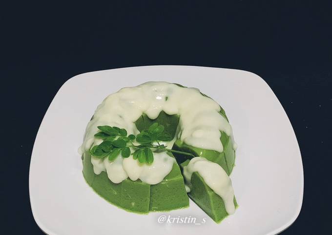 Resep Puding Daun Kelor Vla Vanila oleh Kristin Setiawati 🍳 - Cookpad