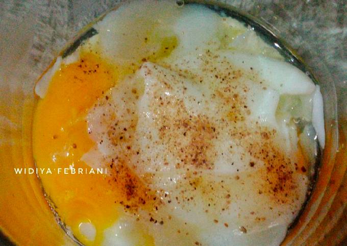 Resep Telur Ayam Kampung Setengah Matang oleh Widiya Febriani - Cookpad