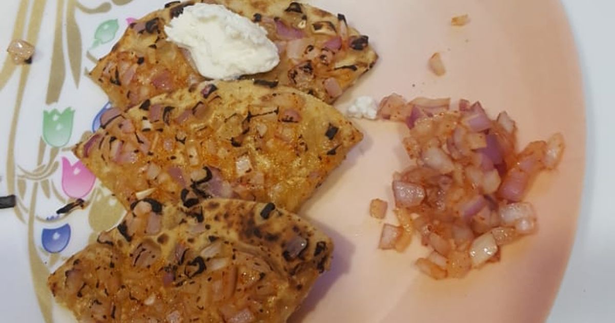 Pyaj Ki Tandoori Roti On Tava Recipe by Mamta Mehta - Cookpad