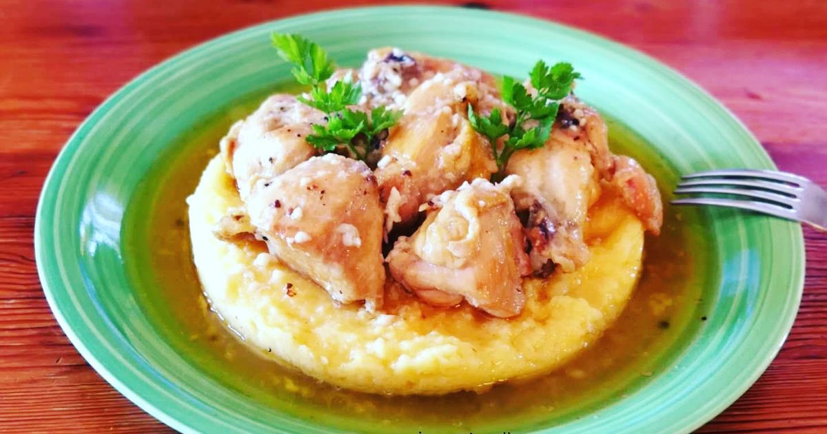 Pollo Al Ajillo Con Masa De Maíz 🌽 Sin Gluten Sin Lactosa Receta de ...