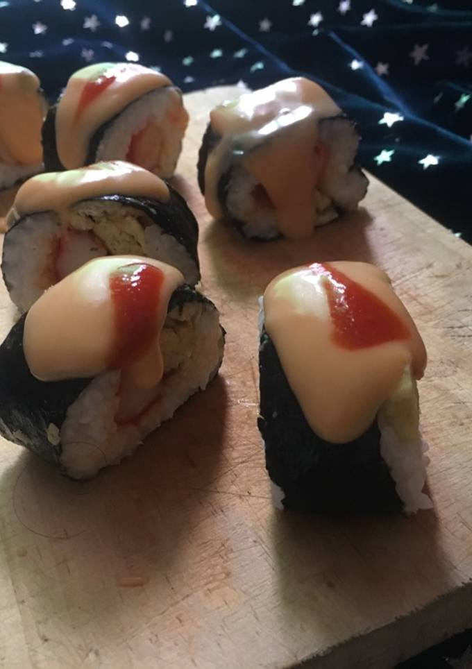 Resep Sushi simple dan mudah enak oleh Nadda Sf - Cookpad