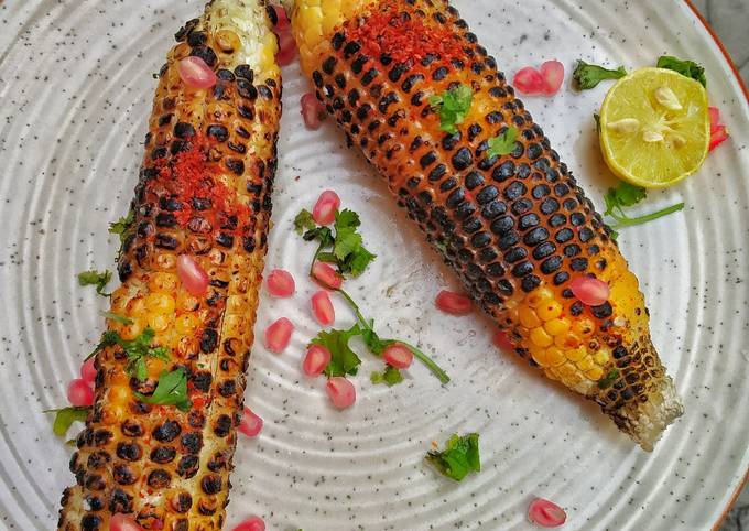 Roasted bhutta Recipe by Shalu - Cookpad