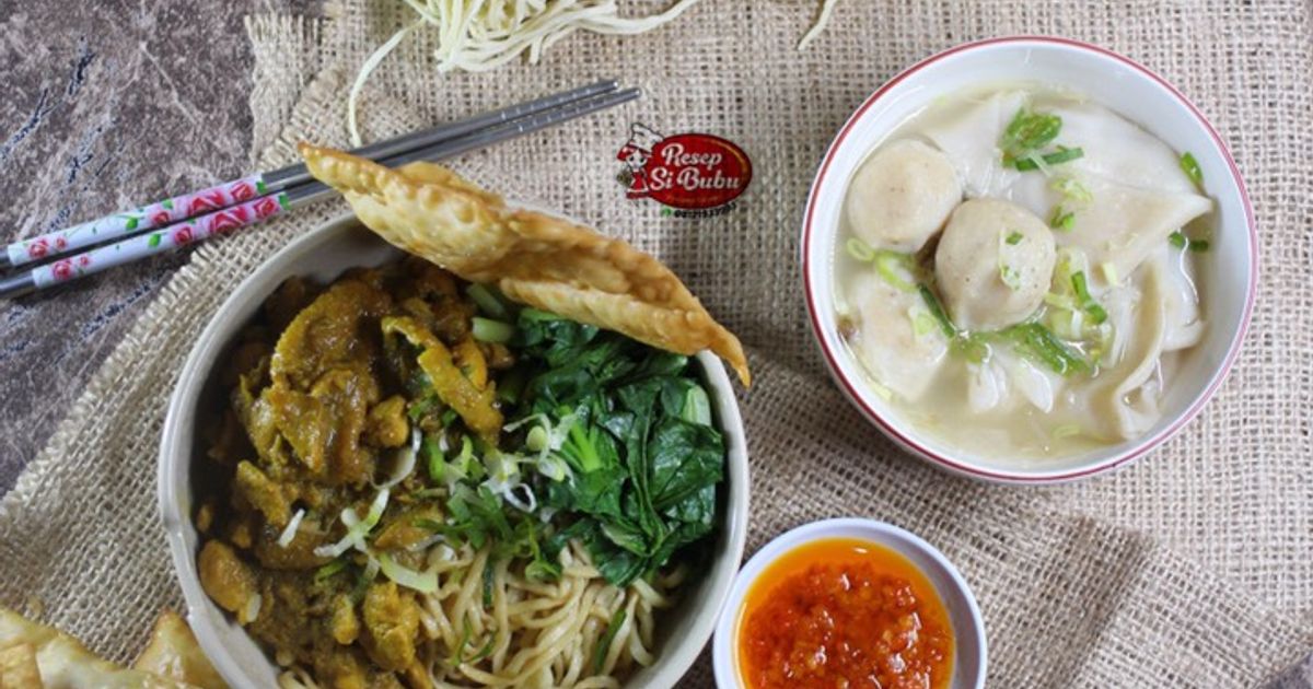 Resep Mie Ayam Pangsit Ala Abang2 oleh Resep Si Bubu - Cookpad