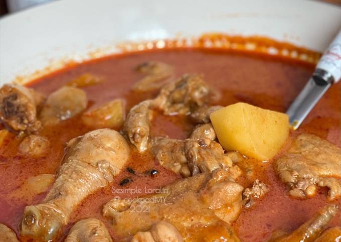 Resipi Gulai Ayam / Kari Ayam Kelantan (Stok Frozen) oleh Sesimple ...