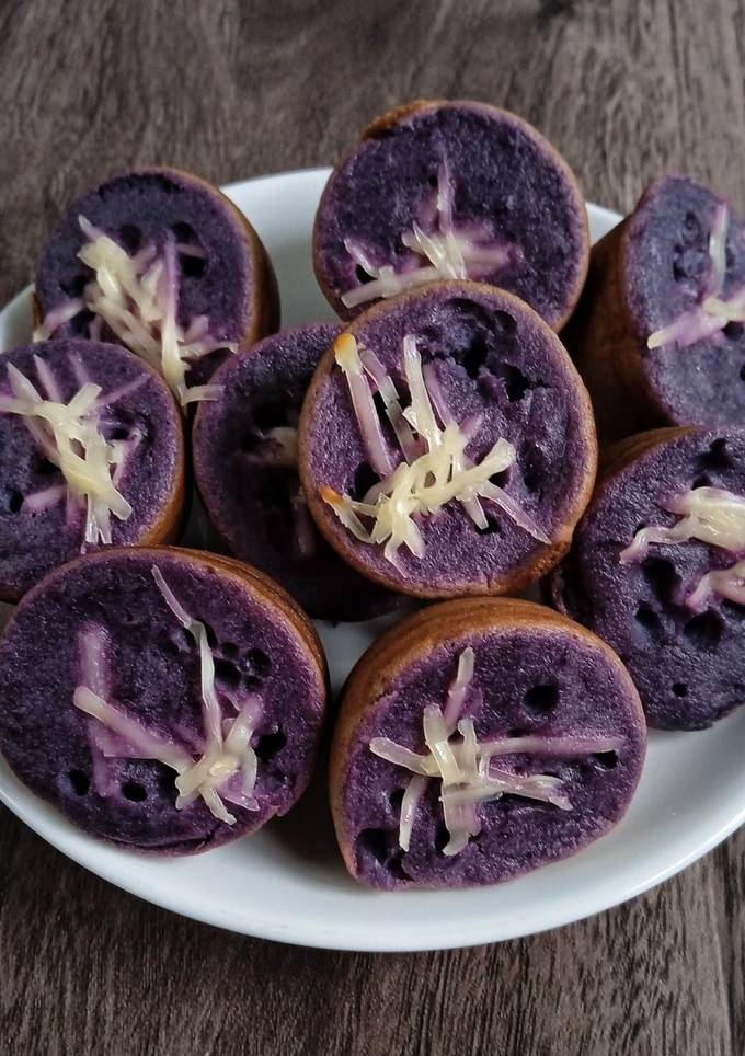 Resep Kue Lumpur Ubi Ungu (Snack Mpasi) oleh Wati Wartini - Cookpad