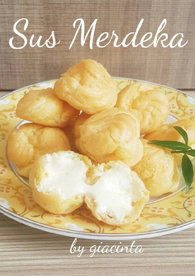 Resep Sus isi cream ala sus toko merdeka oleh Giacinta Permana - Cookpad