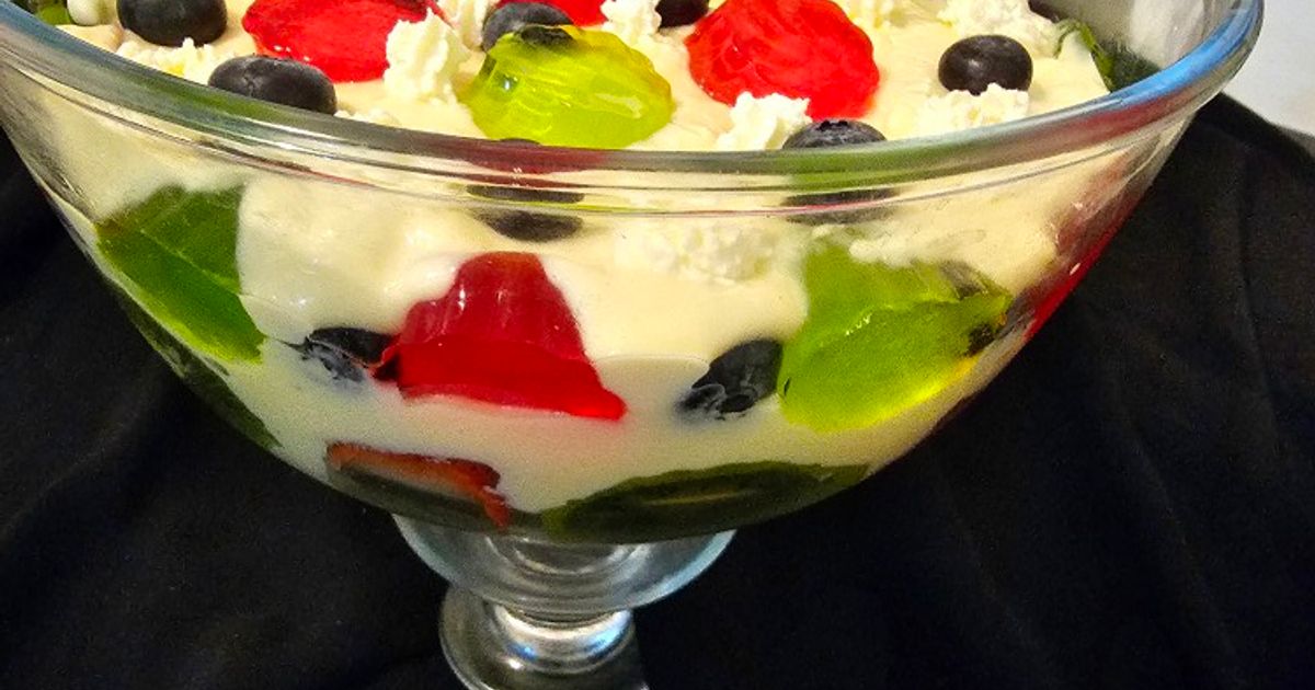 Fruits Triffle Recipe by Rehana Wasim - Cookpad