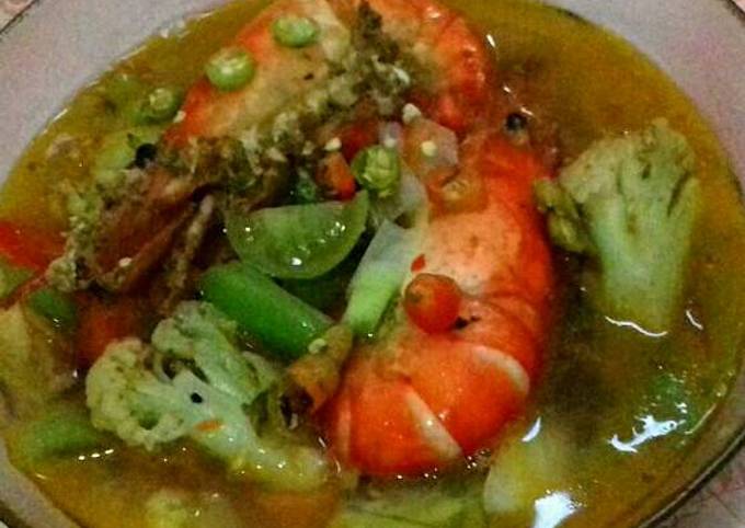 Resep Sup Udang Segar oleh Fitria Nadiva - Cookpad