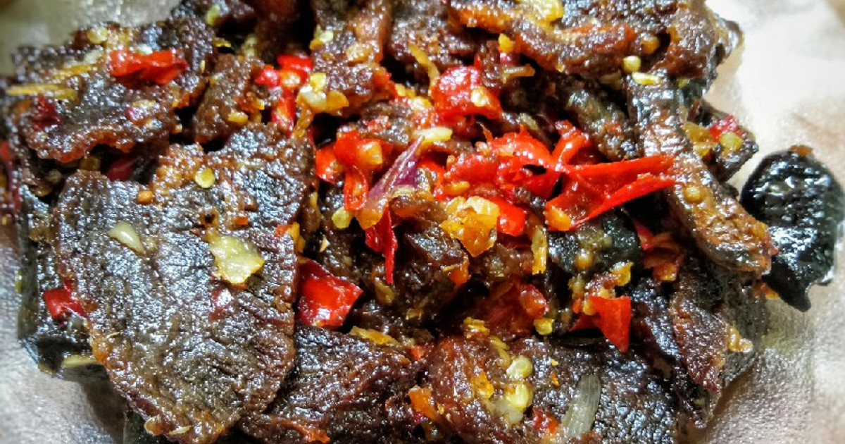 Resep Dendeng Balado Kering Ala Rm Padang oleh Dewi Pujia - Cookpad