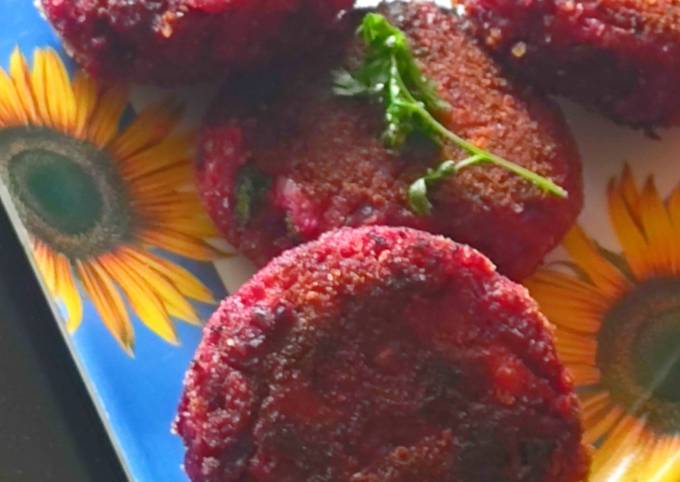 Beetroot Patties Recipe by Suchitra S(Radhika S) - Cookpad
