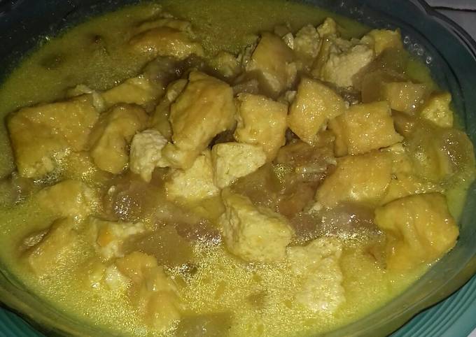 Resep Lodeh Cecek (kulit sapi) tahu oleh disfha - Cookpad
