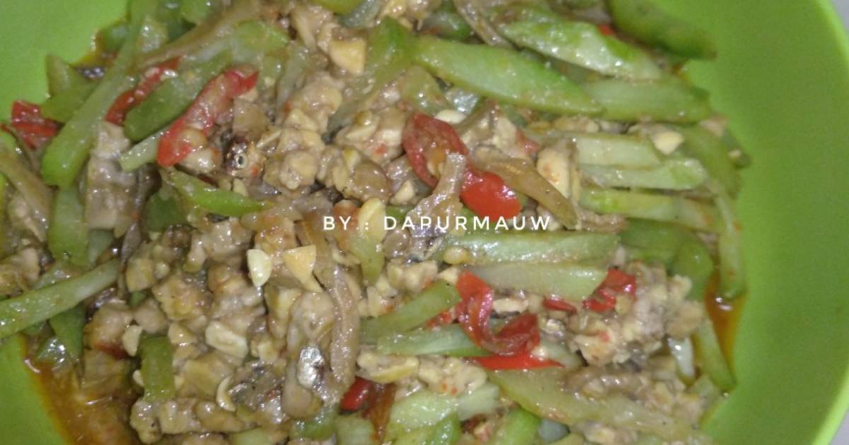 33 resep tumis labu tempe teri enak dan mudah - Cookpad