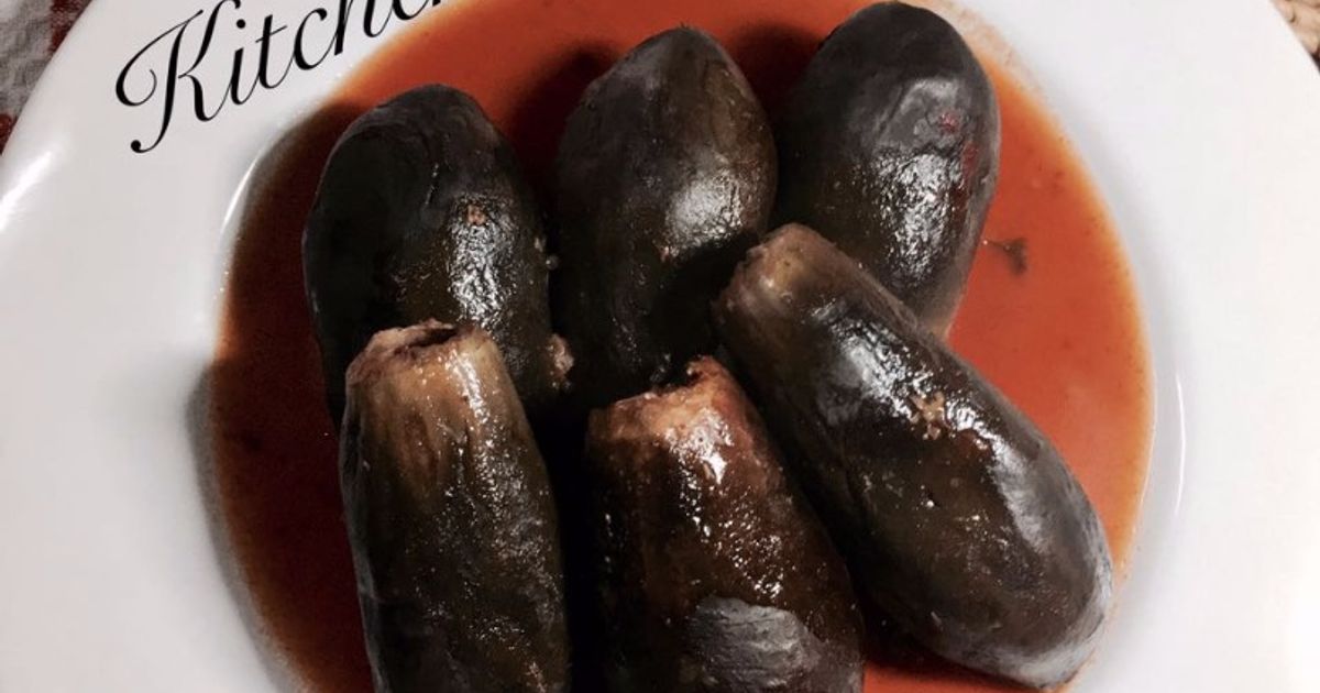 طريقة عمل الباذنجان المحشي بالرز واللحم من Fatima, kitchen&cook - كوكباد