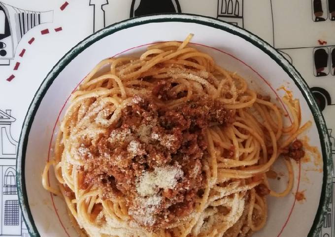 Spaghetti Con Carne Molida Receta De Jose Mejia Cookpad