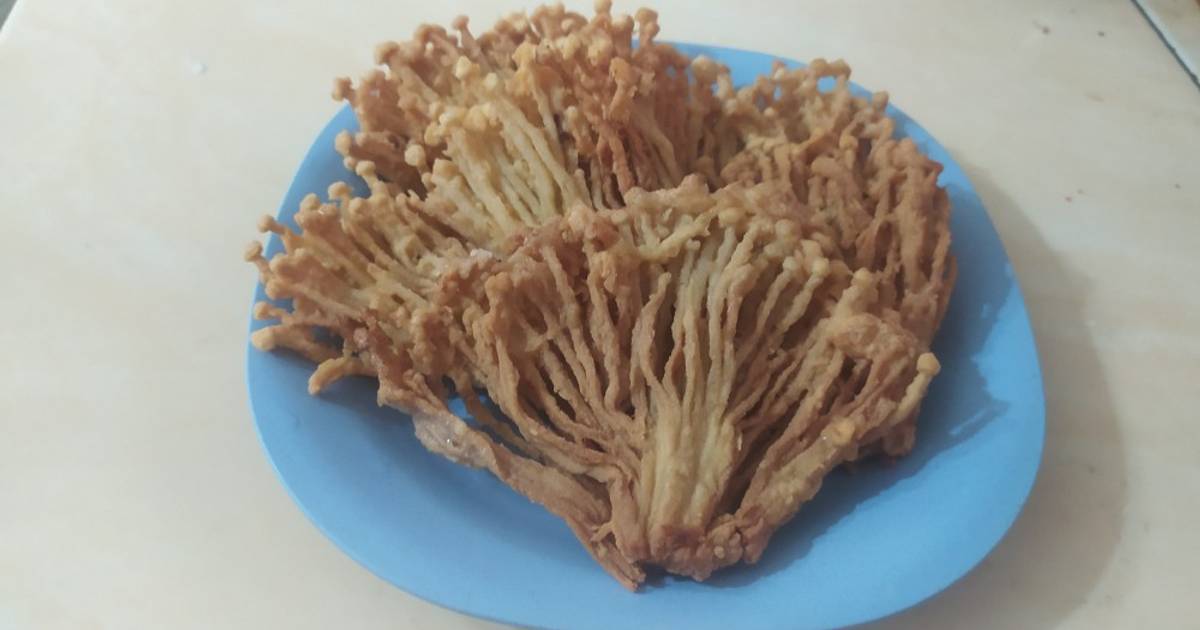 Resep Jamur Enoki crispy favorite keluarga oleh Alila - Cookpad