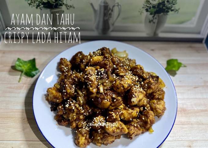 Resep Ayam Dan Tahu Crispy Lada Hitam oleh Lovelychef By TieDQ - Cookpad