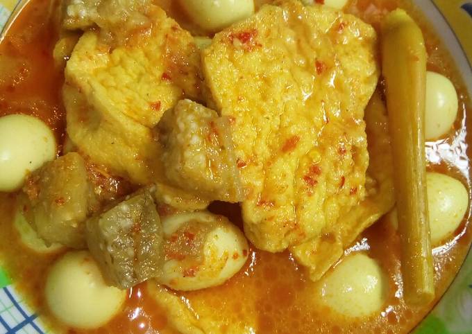 Resep Kare telur puyuh+tahu oleh Mom Zaidan - Cookpad