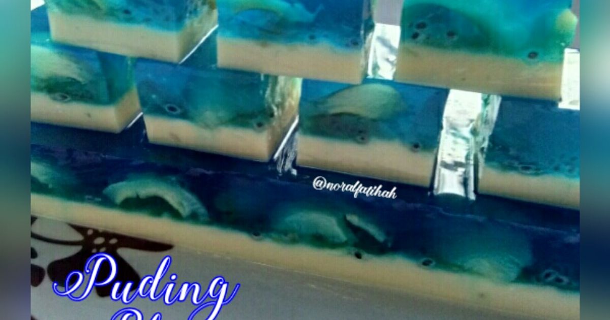 Resipi Puding Blue Ocean oleh Nor Al Fatihah - Cookpad