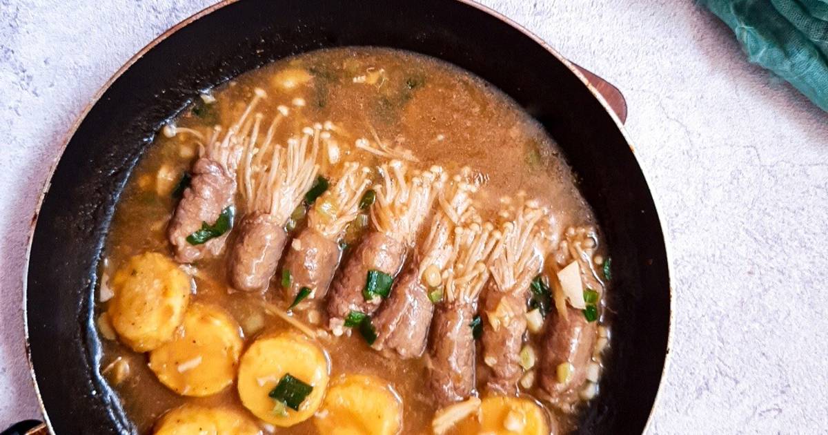151 resep enoki tofu daging enak dan mudah - Cookpad