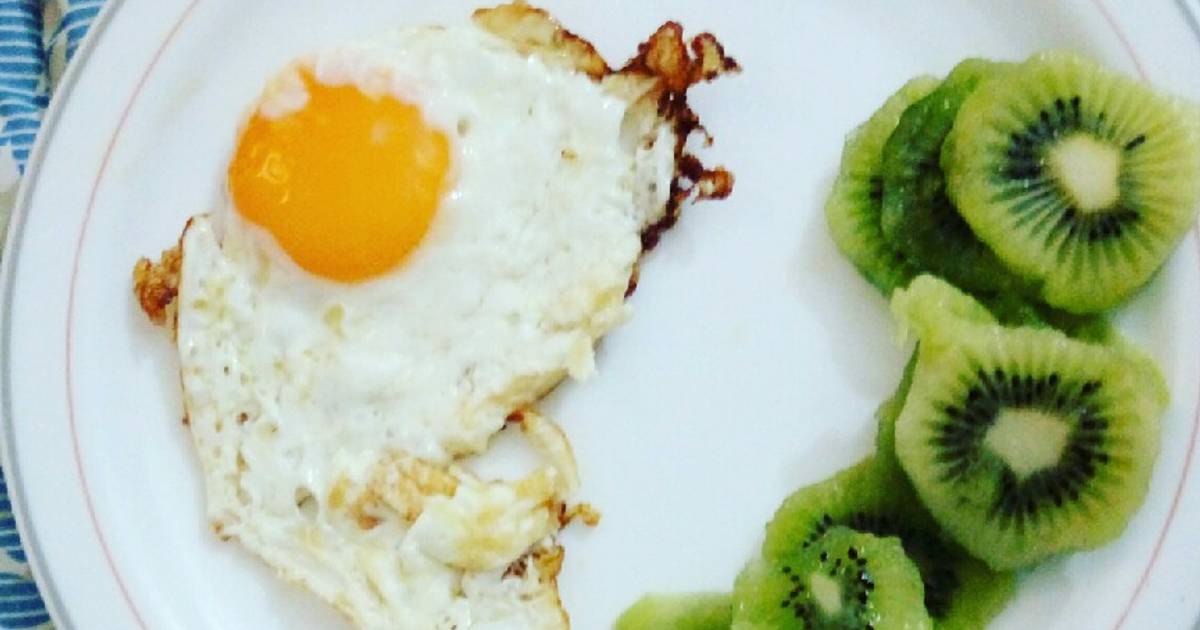 Huevo con kiwi Receta de amaia- Cookpad