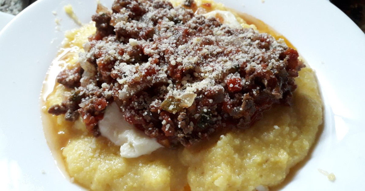 Polenta Con Salsa Receta de Janina- Cookpad