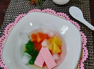 Resep es podeng segar dan gurih dengan santan