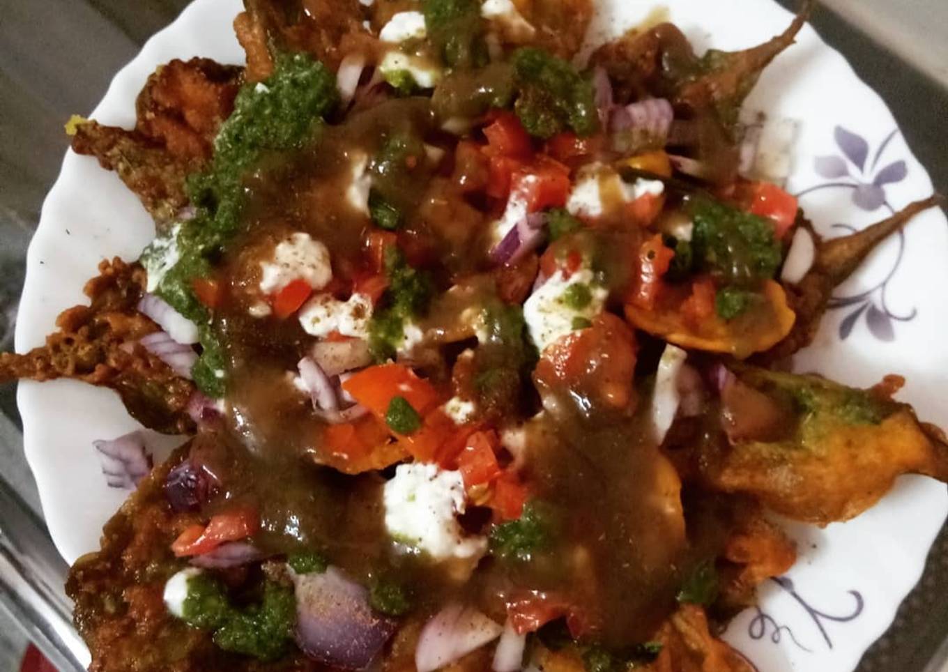 Palak patta chaat