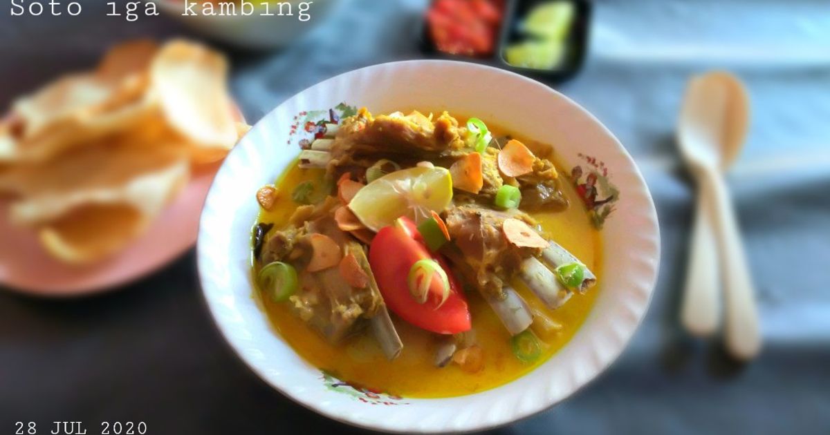 Resep #Soto Tangkar/Iga Kambing oleh Riana Rasyahlee - Cookpad