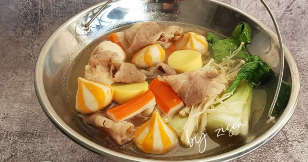 Resep egg tofu enoki daging rumahan enak dan mudah - Cookpad