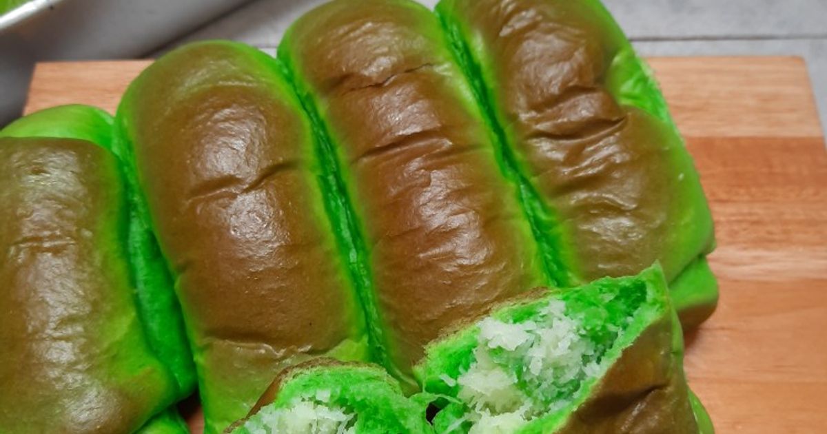 Resep Roti Pandan Isi Kelapa oleh Cory Rahmaniah - Cookpad