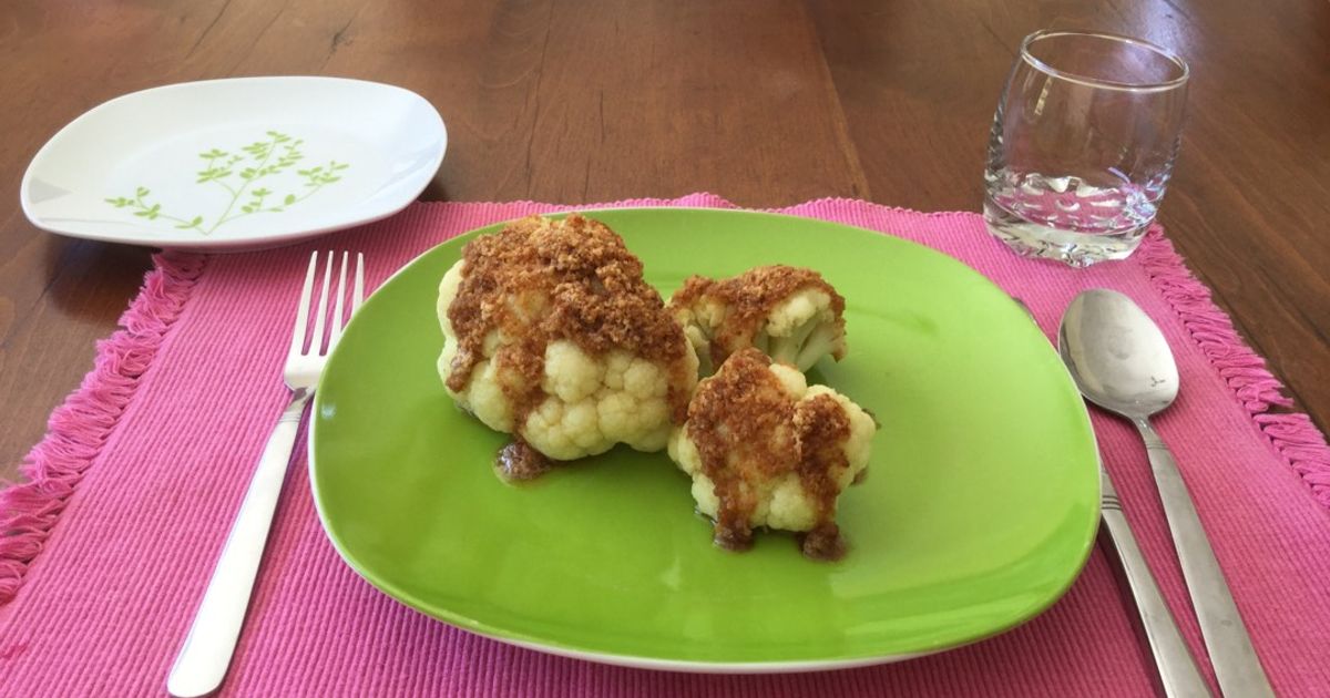 Coliflor A La Salsa De Mantequilla Negra (Fácil Y Rápida) Receta de ...
