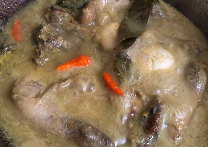 Resep Kare ayam kampung & telor kampung oleh Jazilah Mia - Cookpad